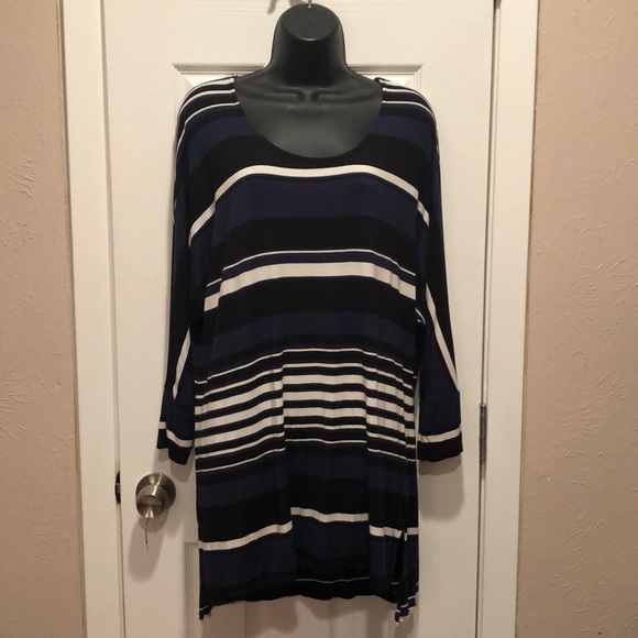 Soma | Tops | Soma Striped Piko Top | Poshmark